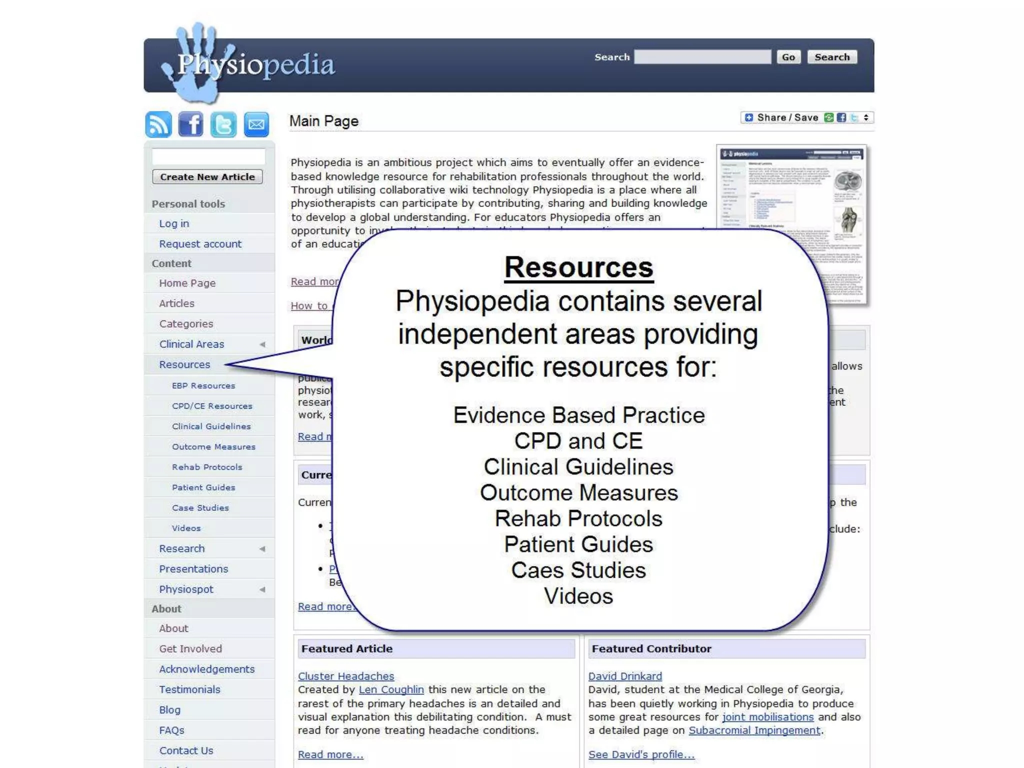 Physiopedia - the route to knowledge | PPTX