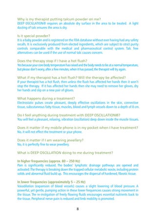 FAQ Deep Oscillation Therapy | PDF