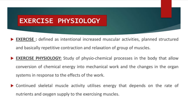 Cardio-Pulmonary Changes during Exercise | PPTX | Lung and Respiratory ...