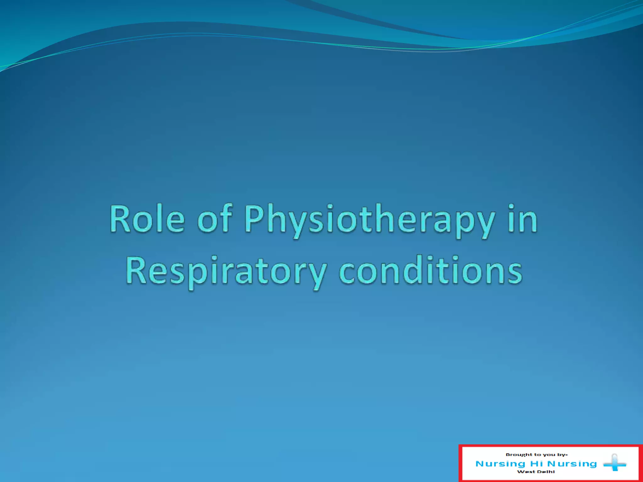 Physiotherapy | PPT