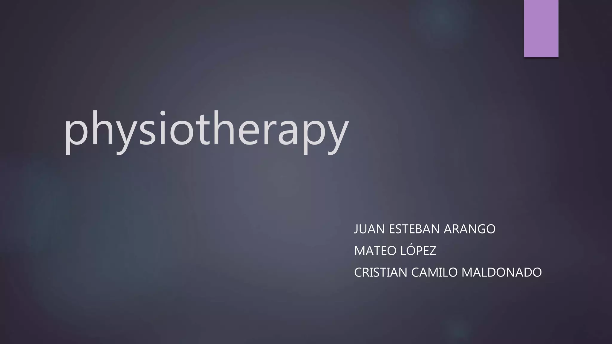 Physiotherapy | PPTX | Physical Therapy | Wellness