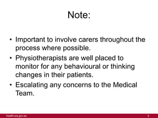 Western Australian Multidisciplinary Post Fall Management Guidelines ...