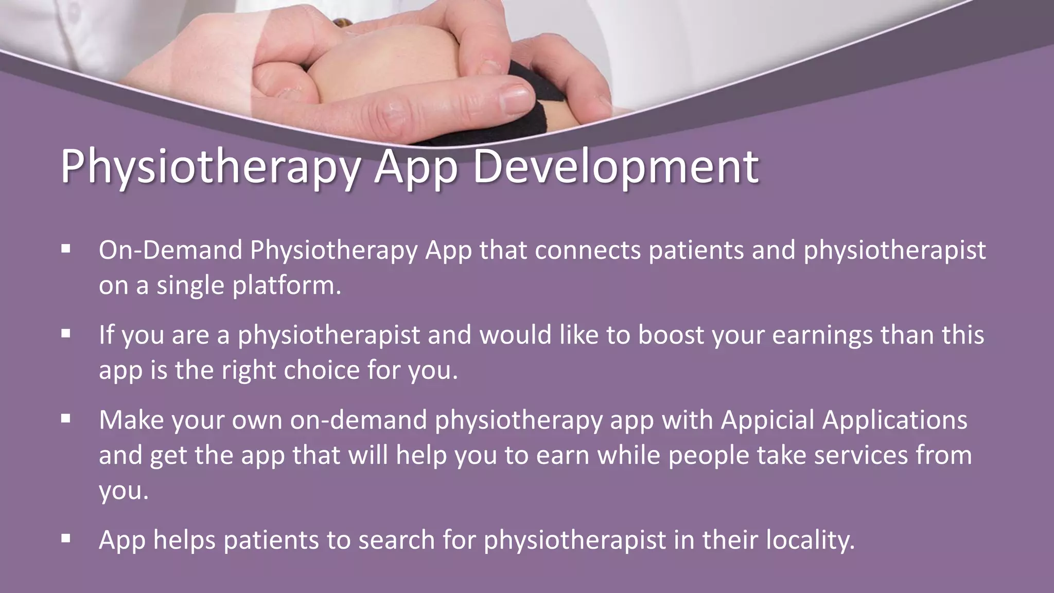 Physiotherapy app-development | PPT