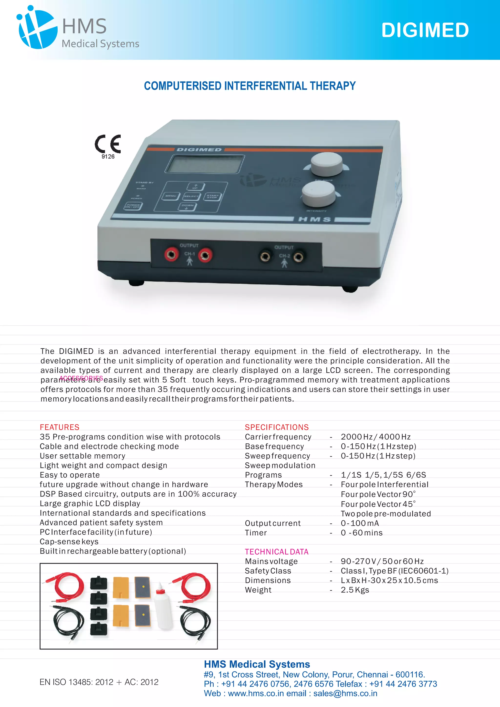 H. M. S. Medical Systems, Chennai, Ultrasound Device | PDF