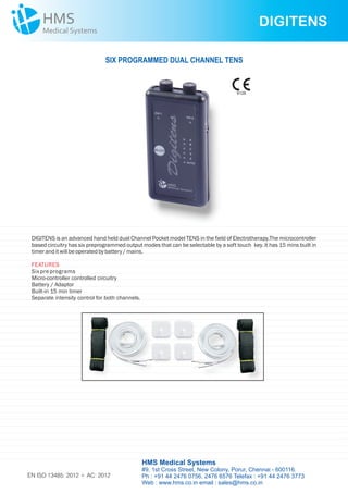 H. M. S. Medical Systems, Chennai, Ultrasound Device | PDF