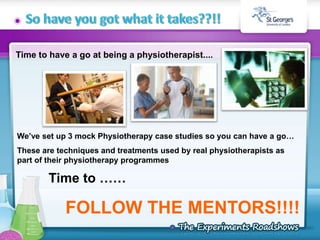Physiotherapy Roadshow 2010 | PPT