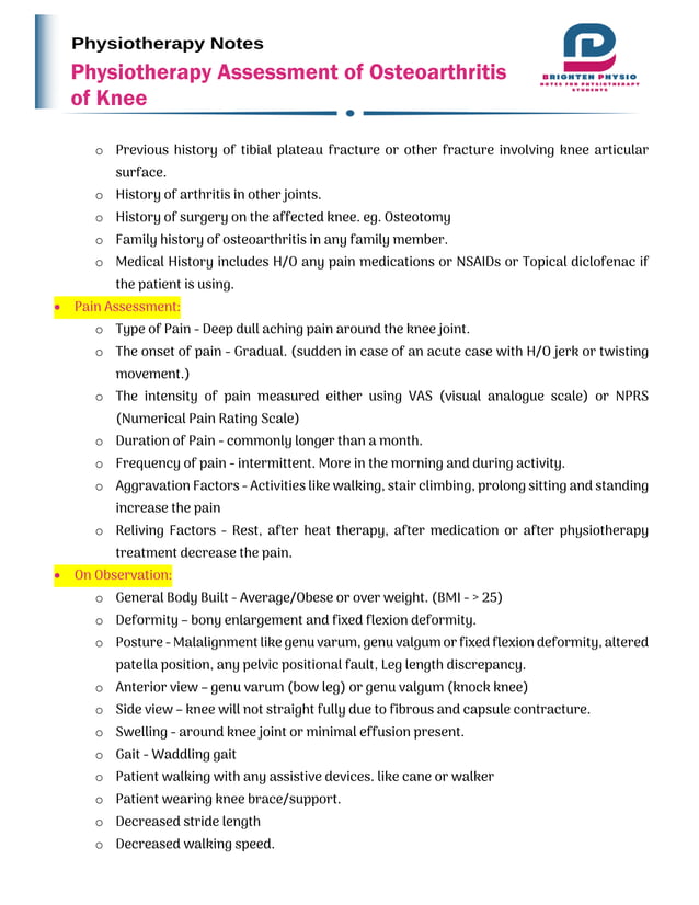 Physiotherapy Assessment of Osteoarthritis of Knee.pdf