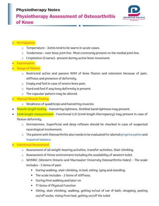 Physiotherapy Assessment of Osteoarthritis of Knee.pdf