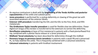 Physiotherapy for ankle & foot deformities | PPTX