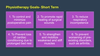 Physiotherapy in abdominal surgery | PPTX