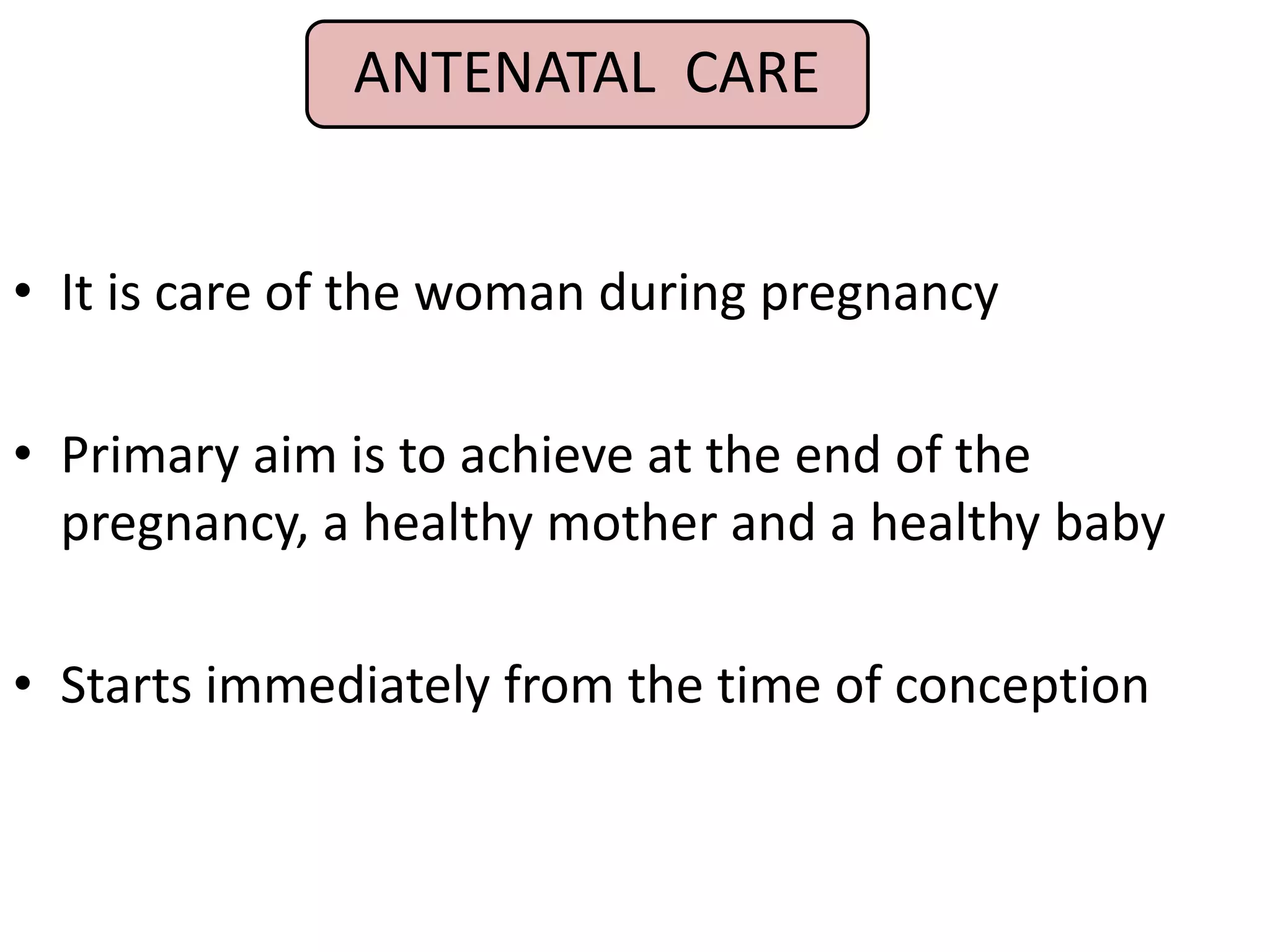 Physiotherapy in antenatal & post natal care | PPTX