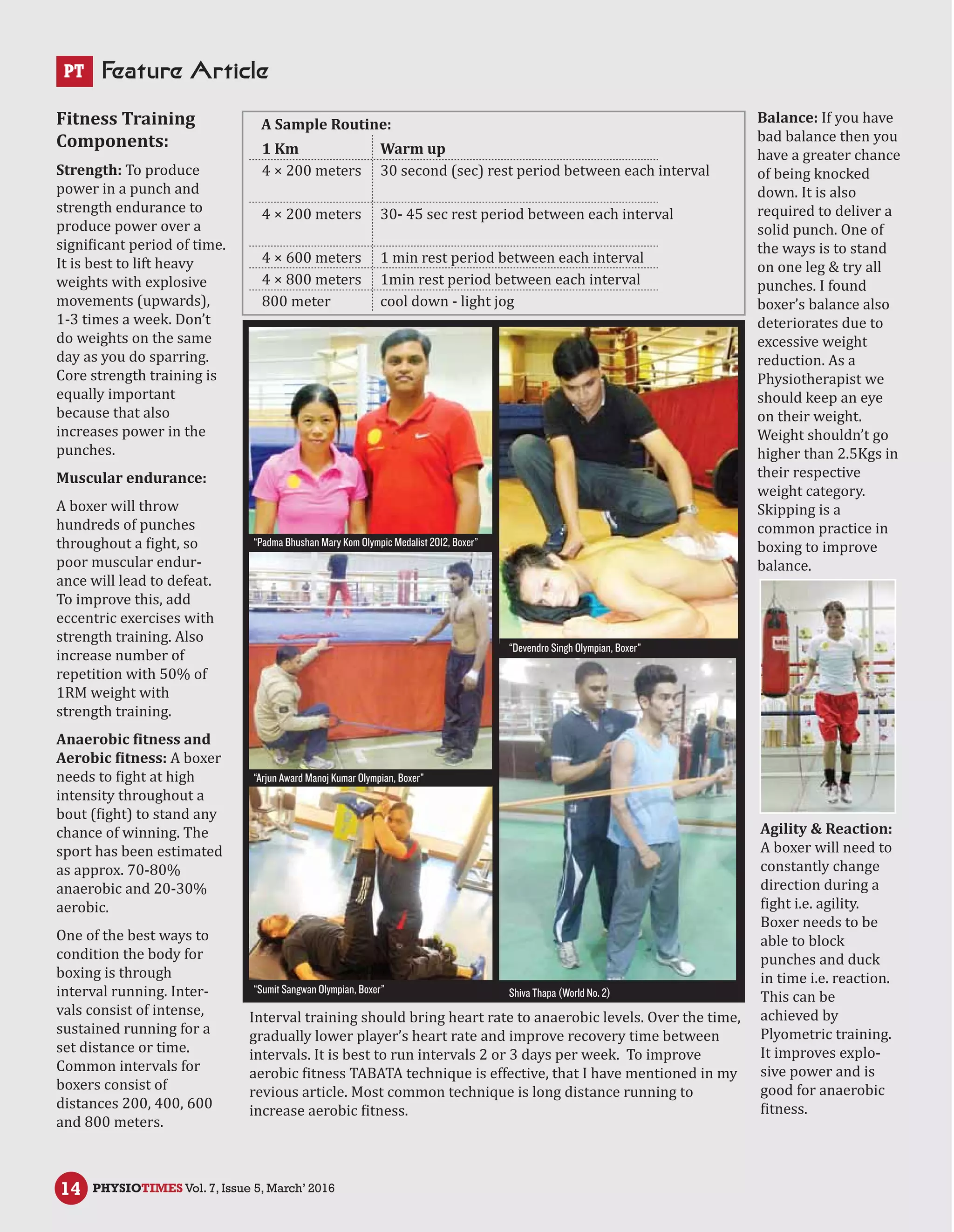 Physiotherapy in boxing | PDF