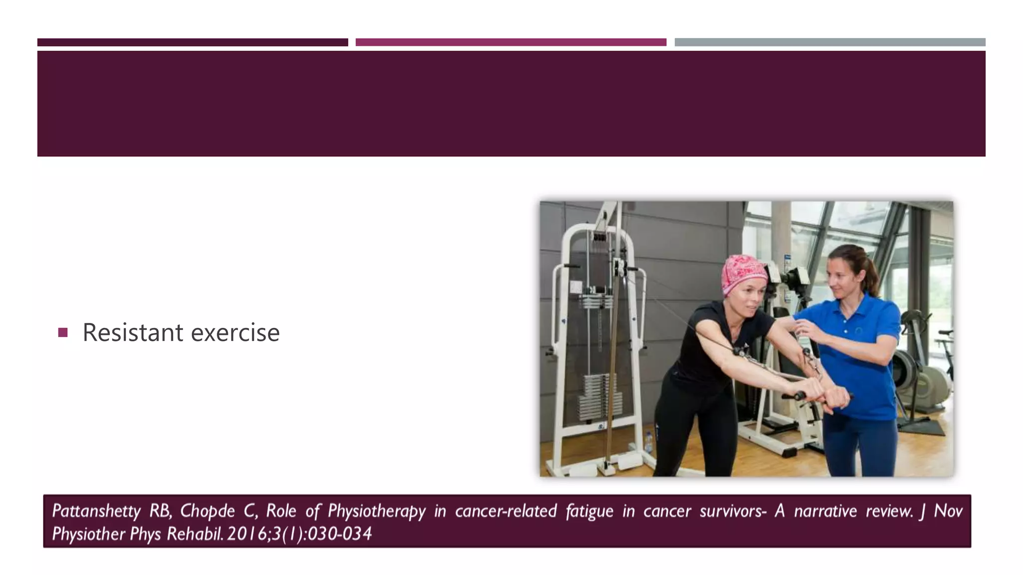 Physiotherapy in cancer rehabilitation | PPTX