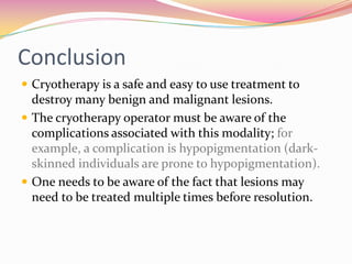 Physiotherapy in orthopedic practice cryotherapy | PPTX