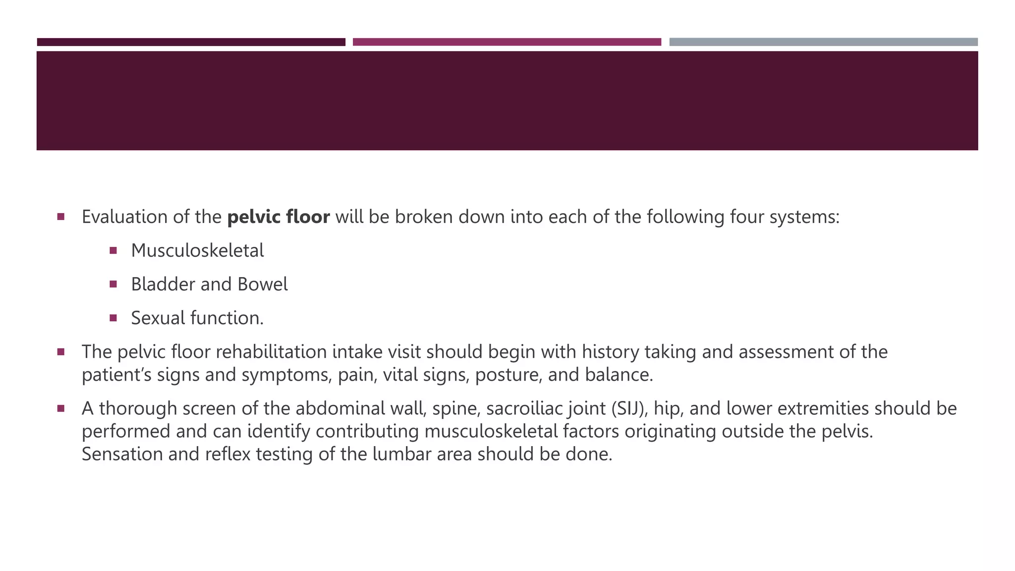 Physiotherapy in pelvic cancer | PPT