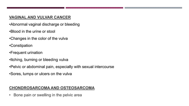 Physiotherapy in pelvic cancer | PPT
