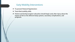 Physiotherapy in spinal cord injury | PPTX