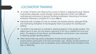 Physiotherapy in spinal cord injury | PPTX
