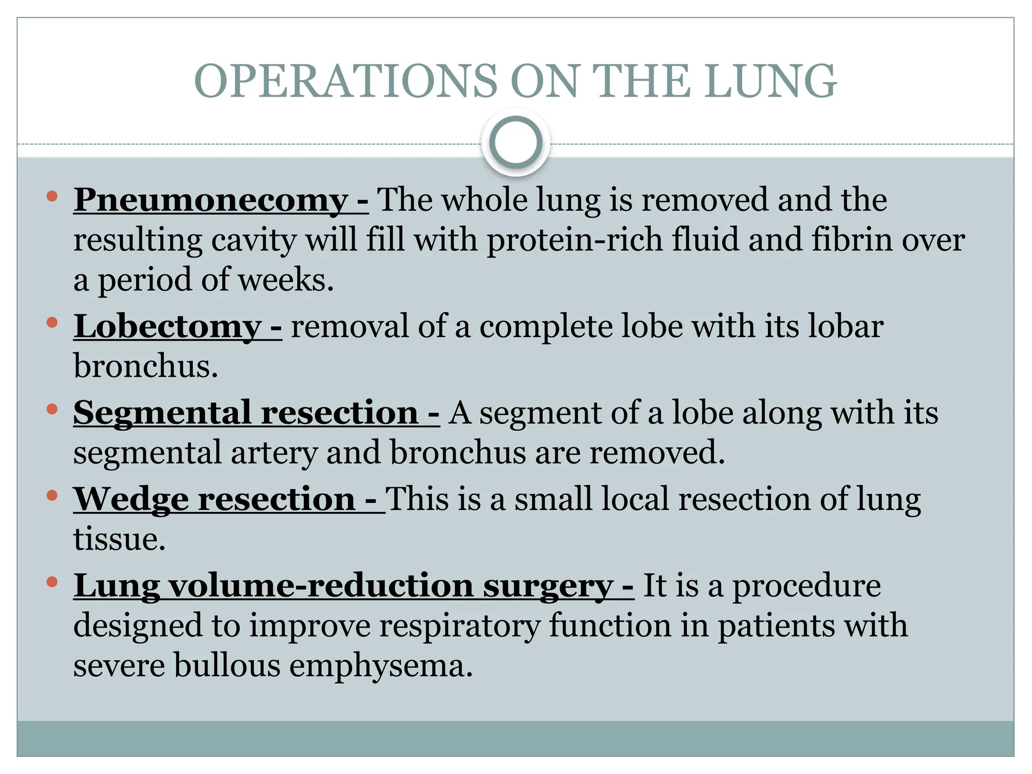 Physiotherapy in thoracic surgery.pptx.. | PPTX