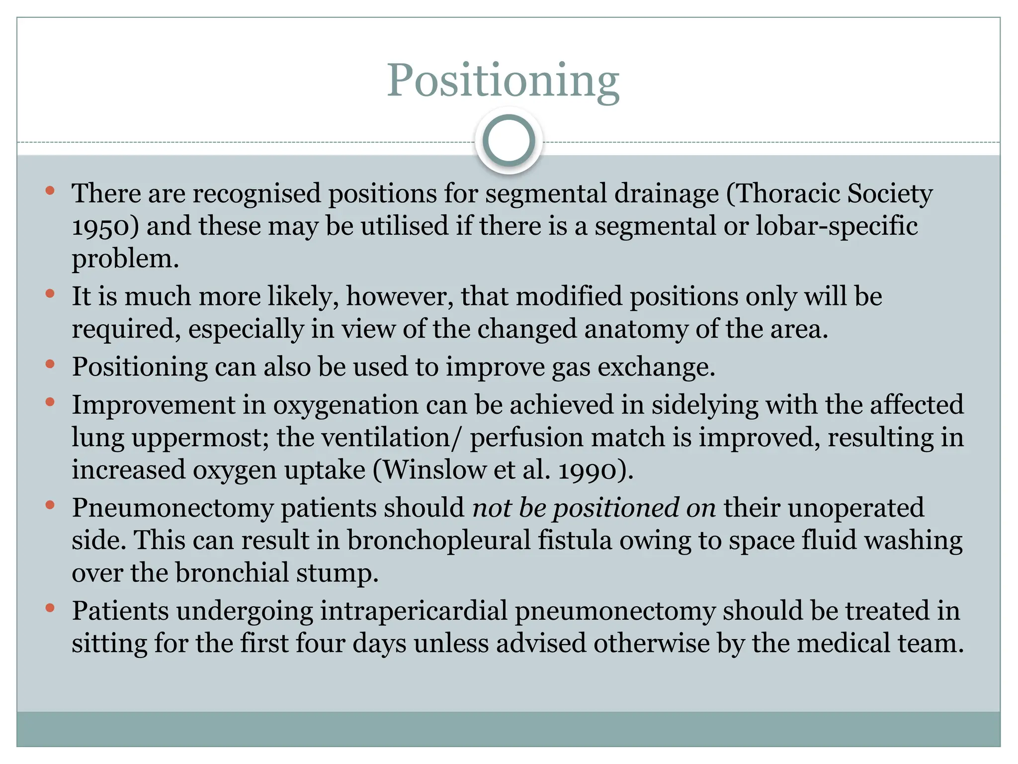 Physiotherapy in thoracic surgery.pptx.. | PPTX