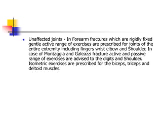 Physiotherapy management for forearm fractures | PPT