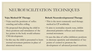 Physiotherapy management of cerebral palsy | PPTX