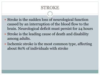 Physiotherapy management of chest in stroke patients | PPT | Physical ...