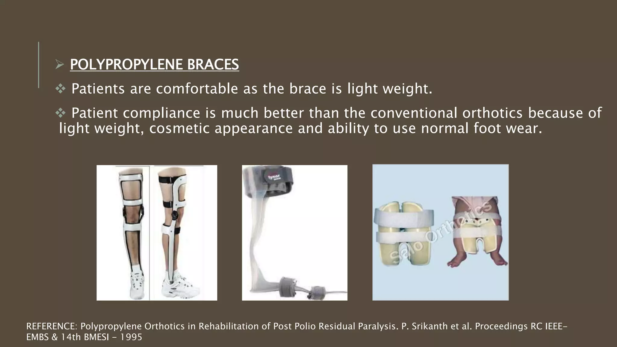 Physiotherapy management of poliomyelitis | PPTX