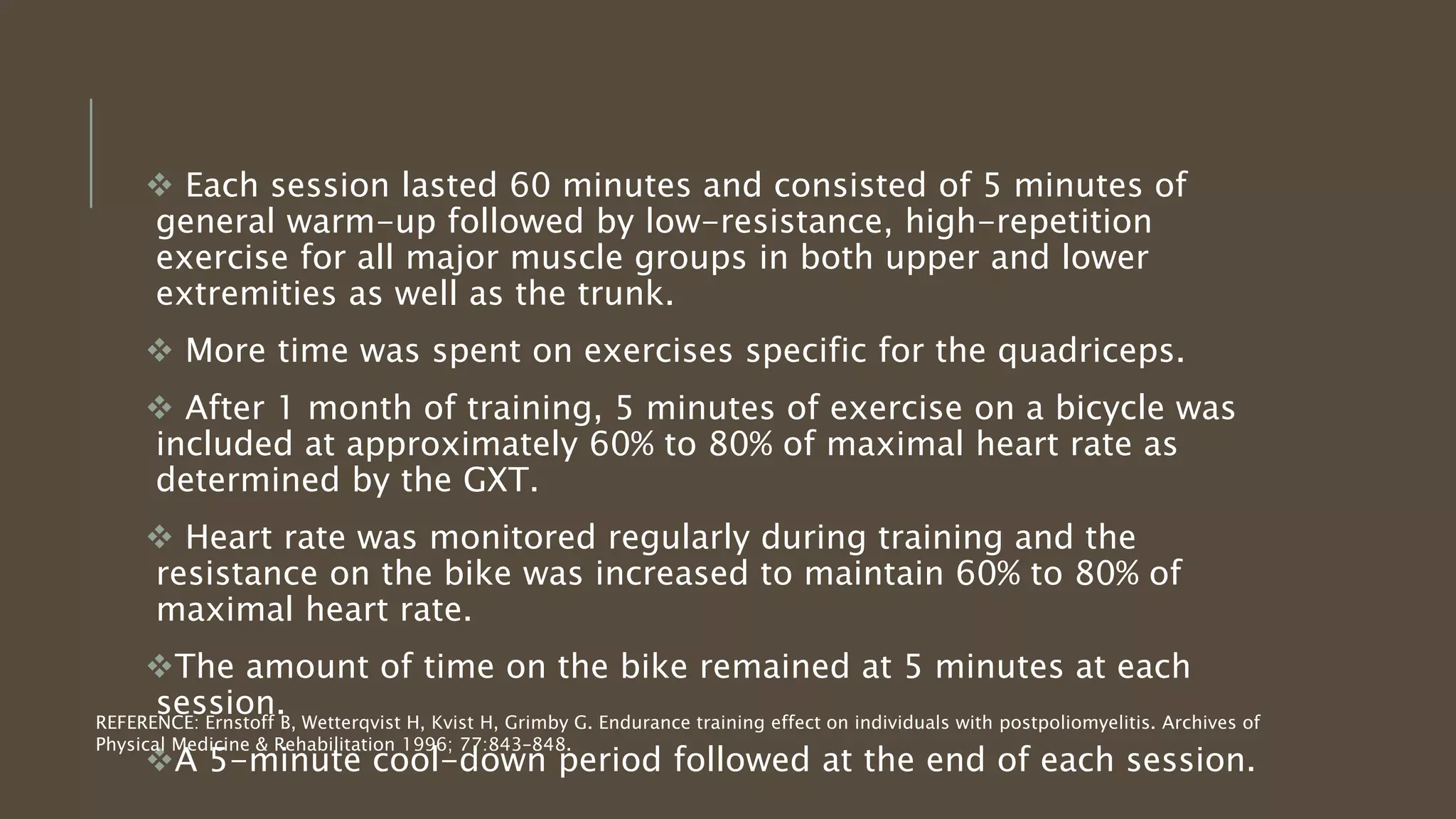 Physiotherapy management of poliomyelitis | PPTX