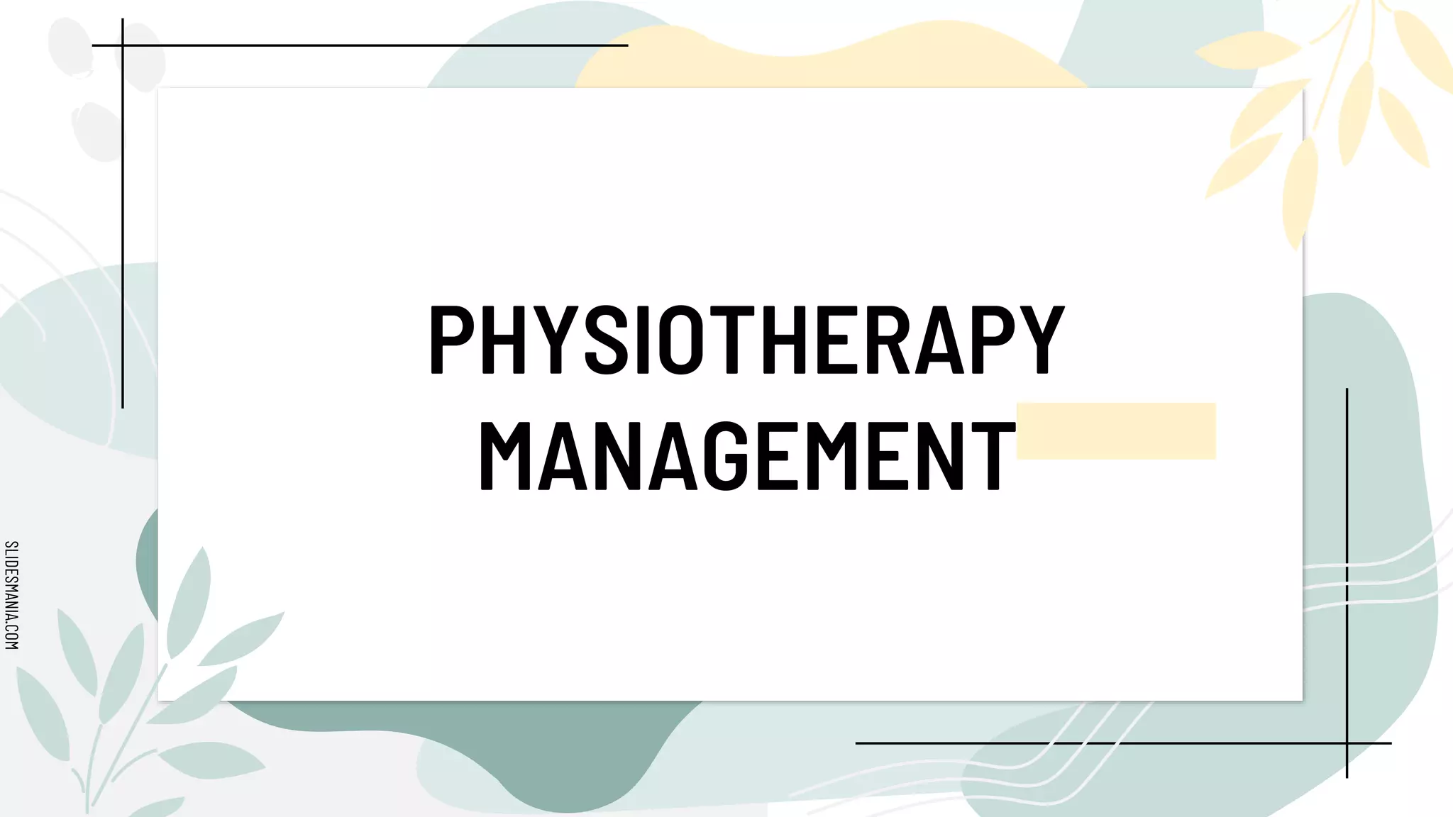Physiotherapy management CVA, CR CASES | PPTX