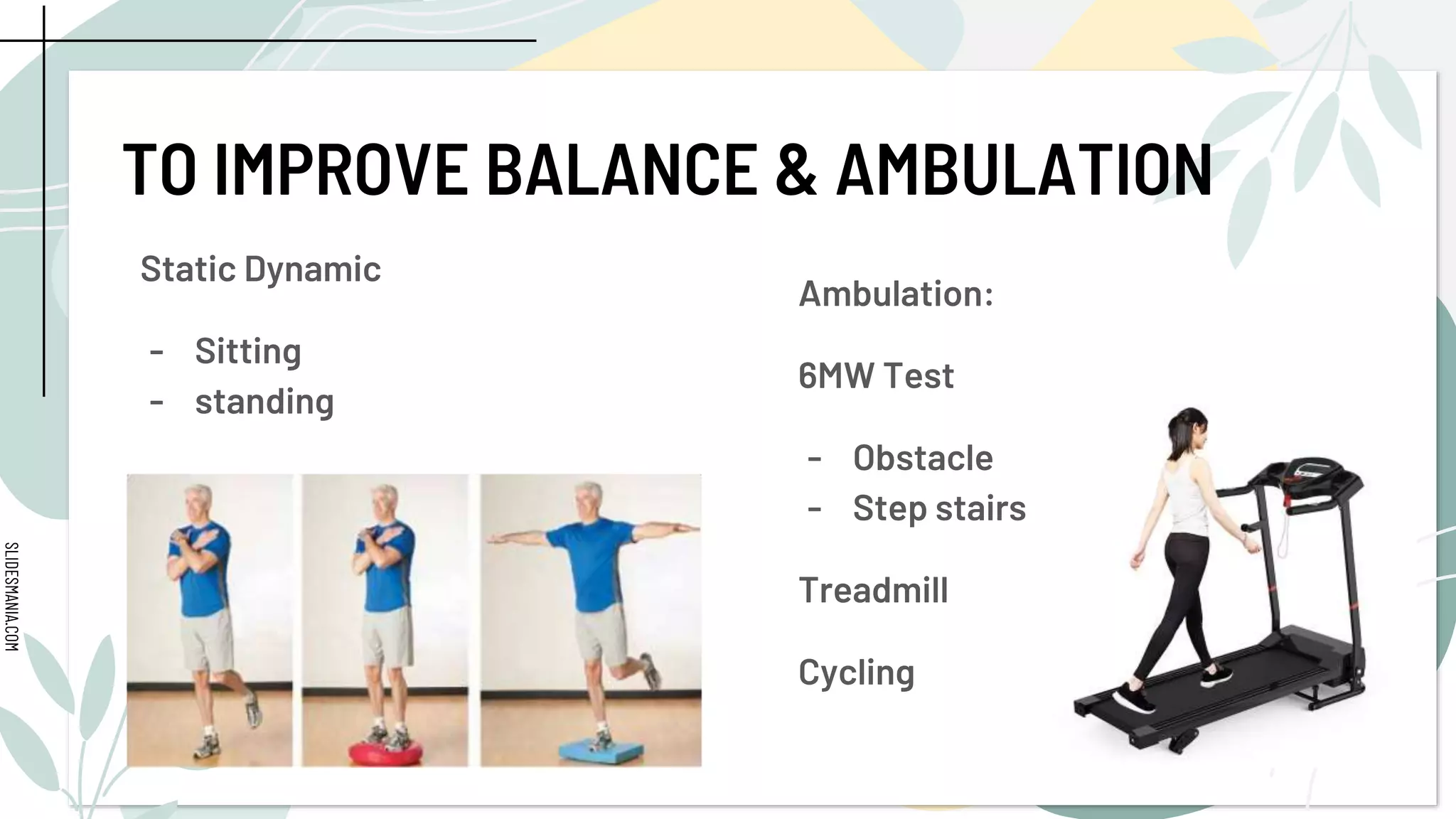 Physiotherapy management CVA, CR CASES | PPTX