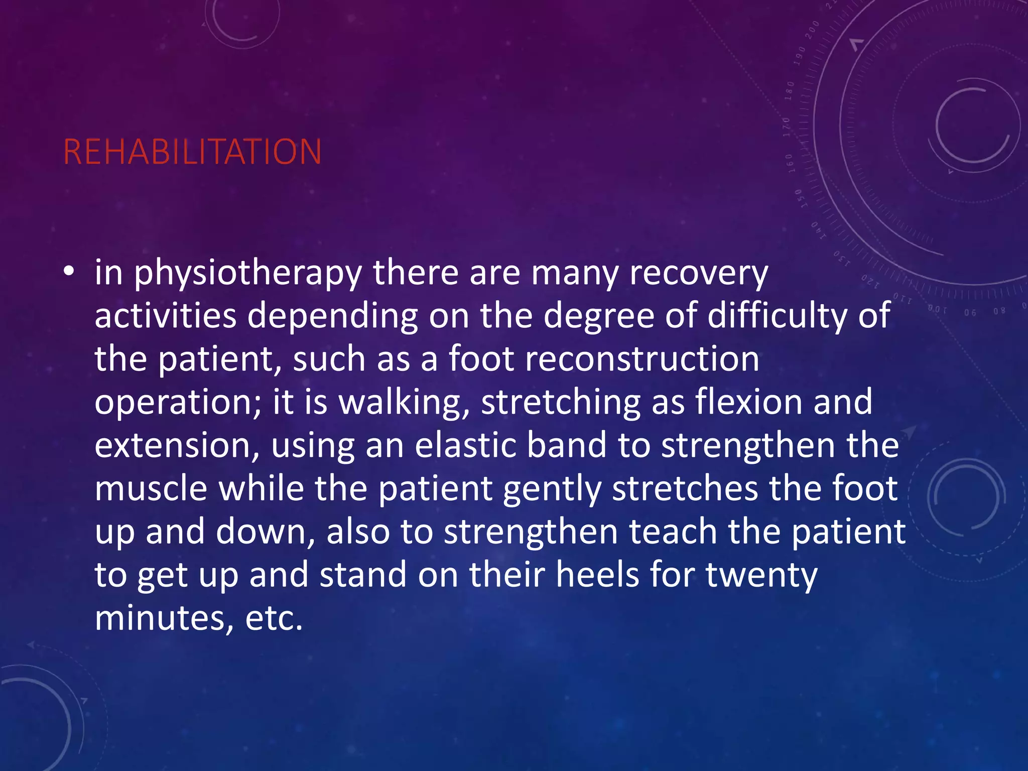 Physiotherapy program | PPT