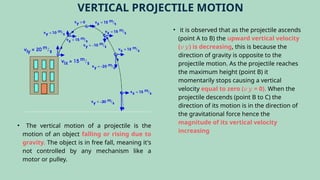 Horizontal and Vertical motion of a projectile | PPTX