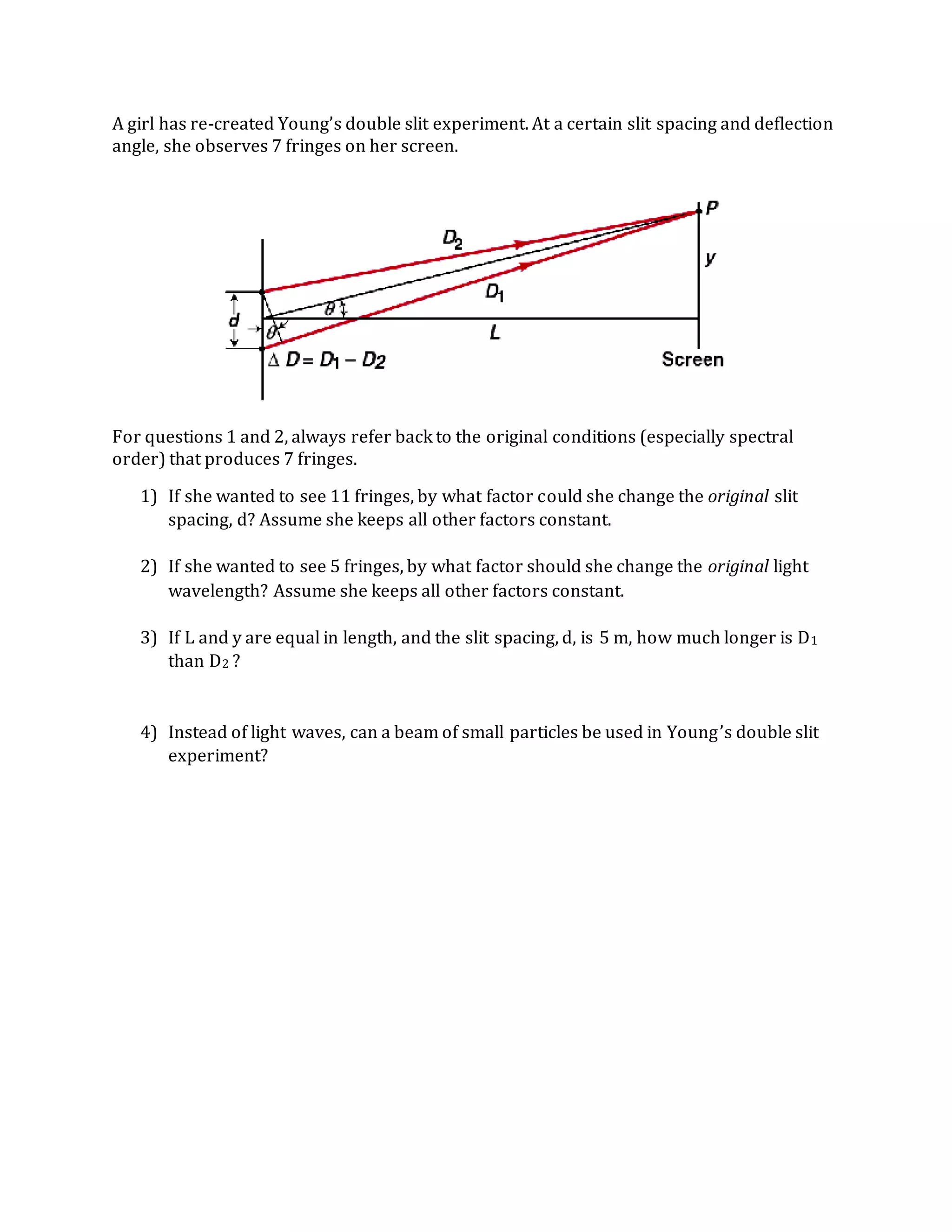 Double Slit Experiment | PDF