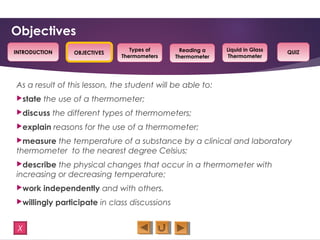 Physics M3 Thermometer | PPT