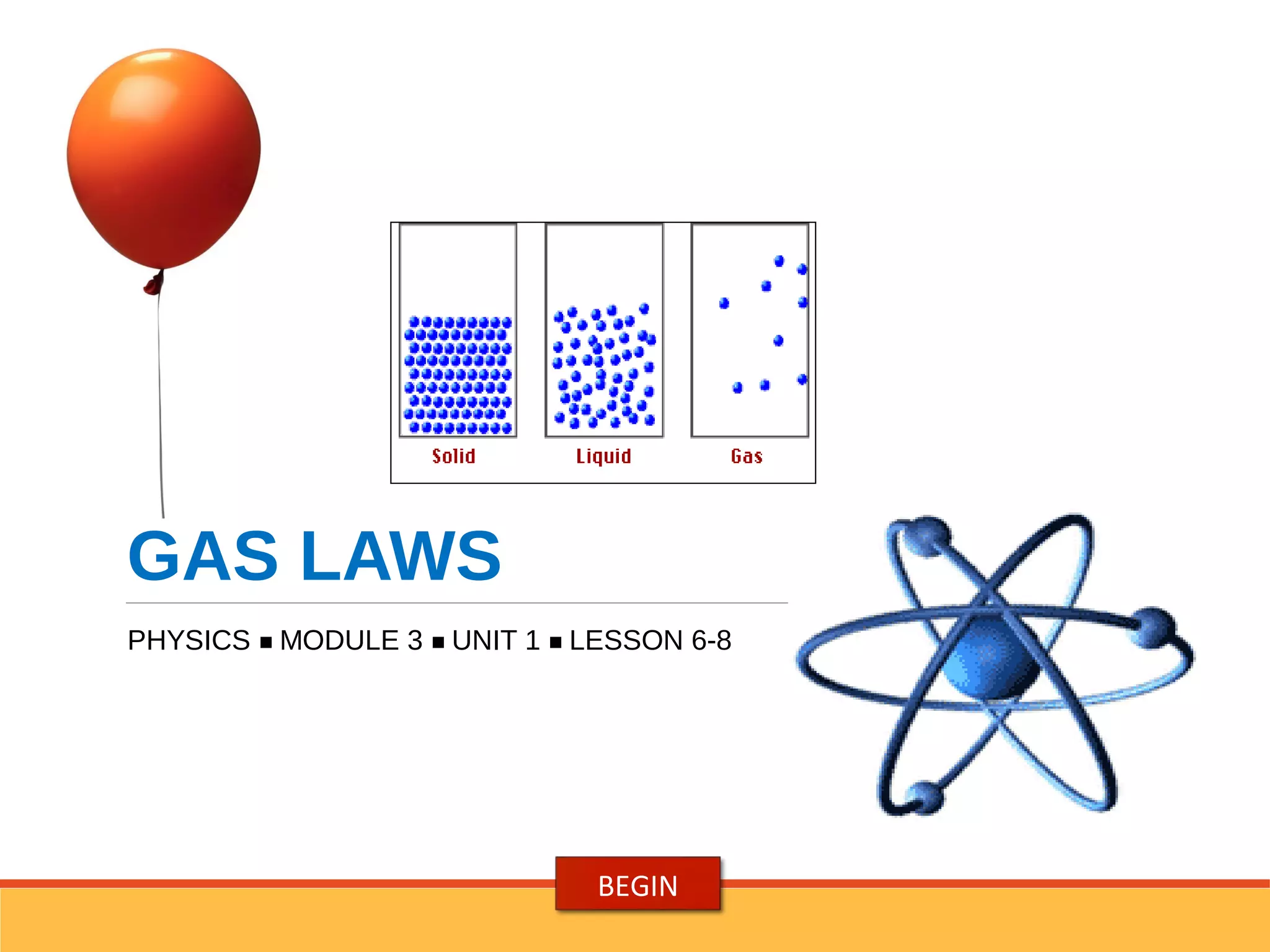 Physics M3 Gas Laws | PPT | Physics | Science