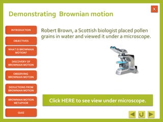 Physics M3 Brownian Motion | PPT