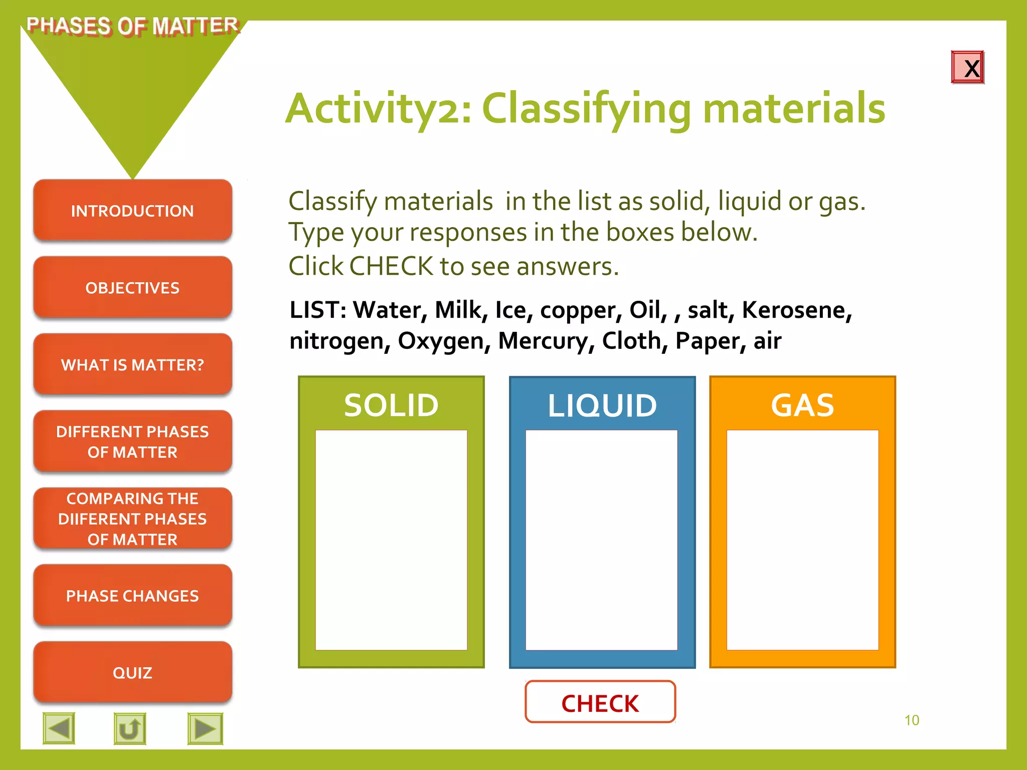 Physics M3 Phases of Matter | PPT