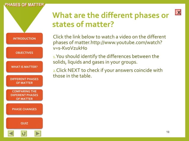 Physics M3 Phases of Matter | PPT | Chemistry | Science