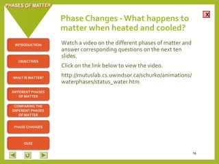 Physics M3 Phases of Matter | PPT