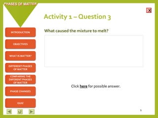 Physics M3 Phases of Matter | PPT