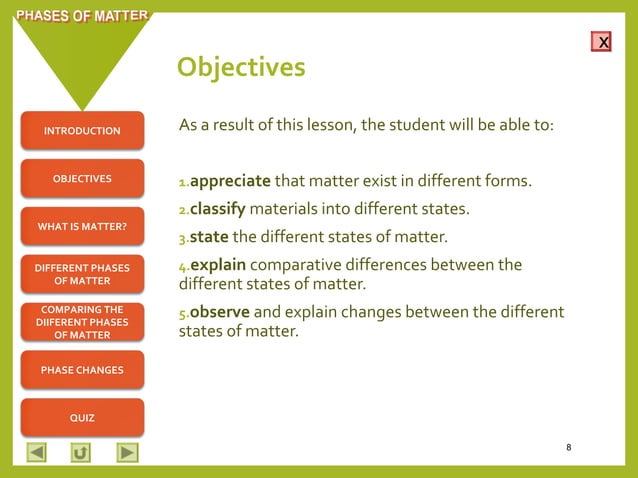 Physics M3 Phases of Matter | PPT | Chemistry | Science