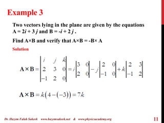 Physmed11 u3 vector product | PPT