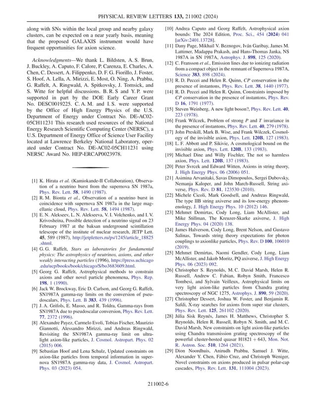 Supernova Axions Convert to Gamma Rays in Magnetic Fields of Progenitor ...