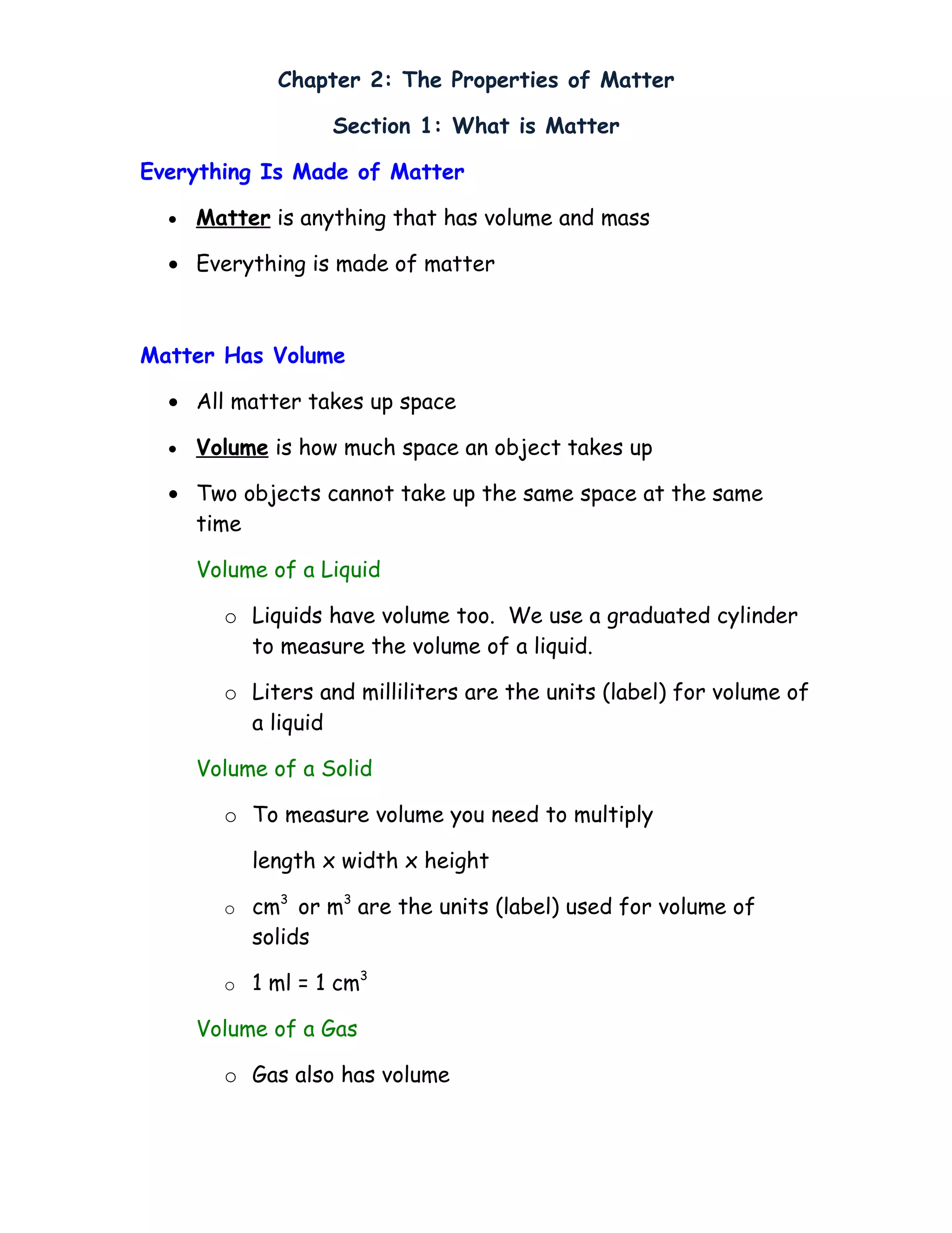 Phys sci ch 2 sec 1 & 2mod reading | DOC