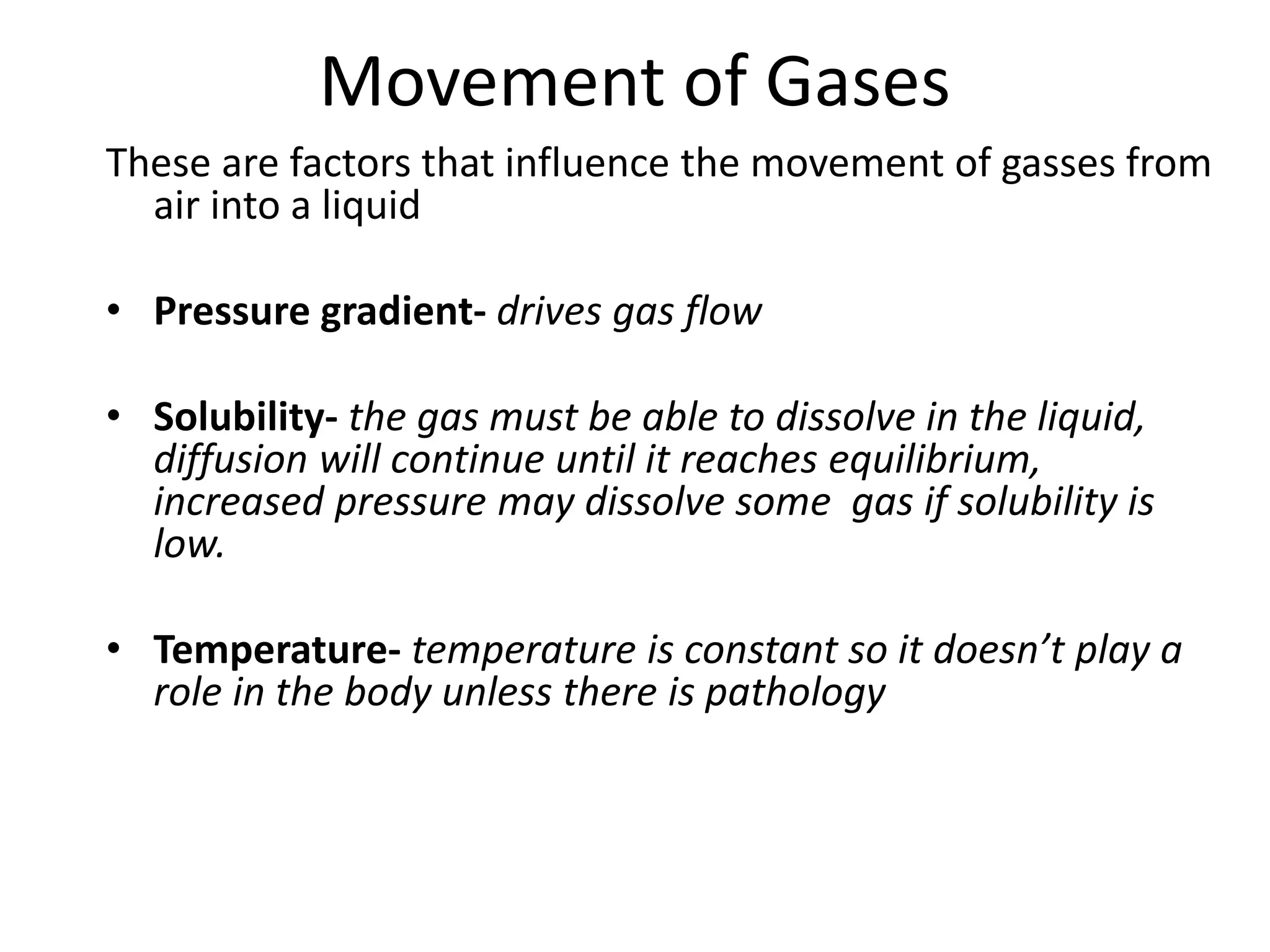 Physiology Term 2 #8 - Gas Exchange | PPT