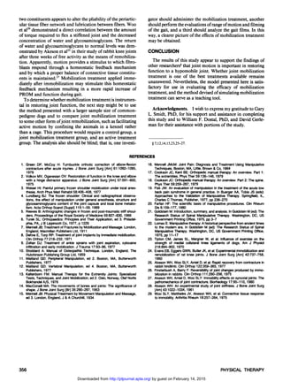 Principles of Joint MobilizationDefine osteokinematic and ...