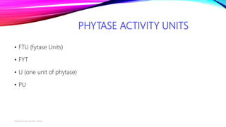 Phytase in Poultry | PPSX