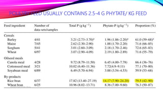 Phytase in Poultry | PPSX