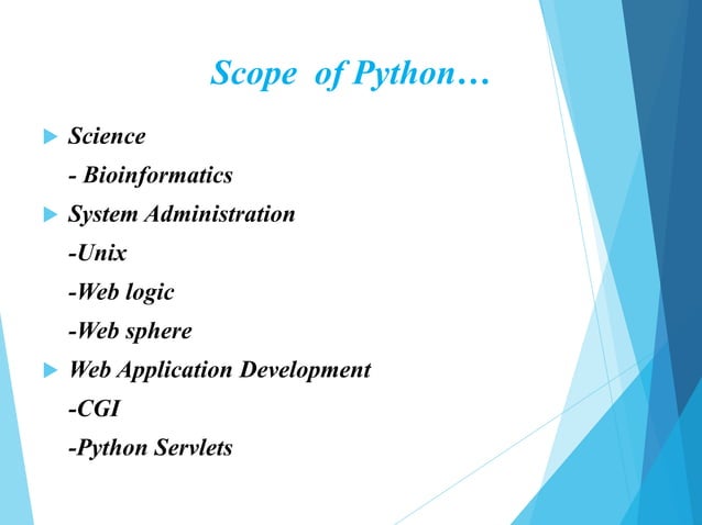 Phython Programming Language | PPTX